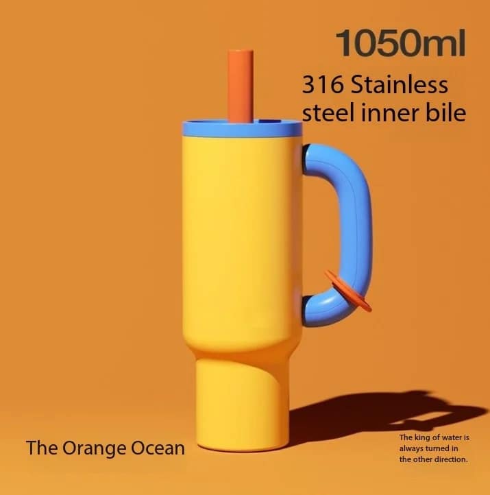 100% Leak Proof 1050ml Color New Design Thick Handle 304 Stainless ...